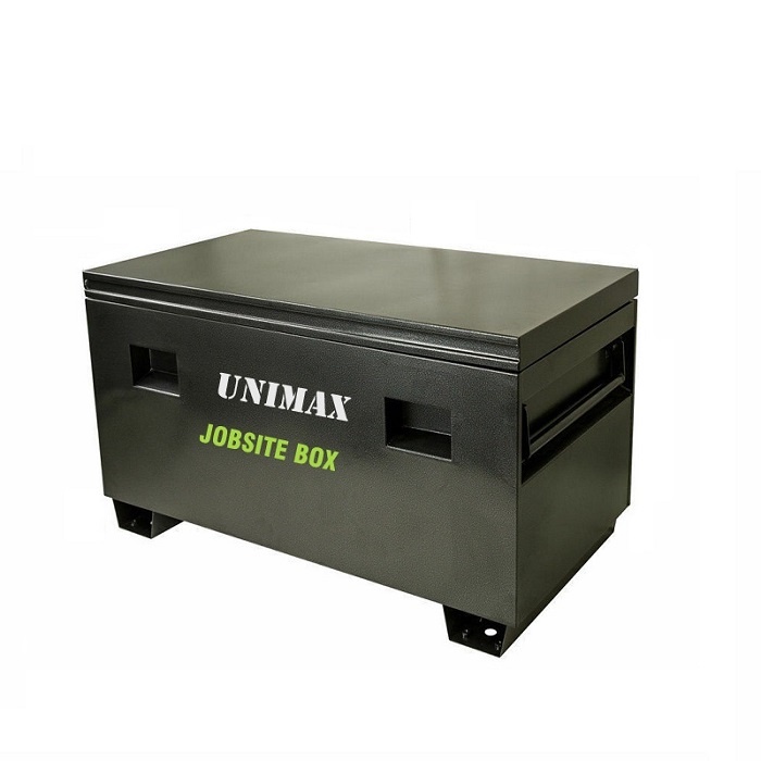 Steel Jobsite Tool Box black Heavy Duty